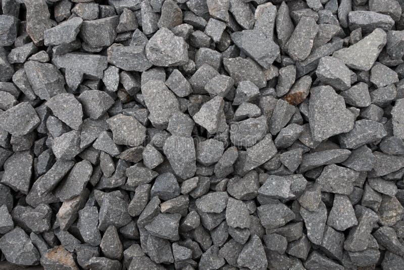 Gray Gravel Stones Texture Background Stock Photo - Image of background ...