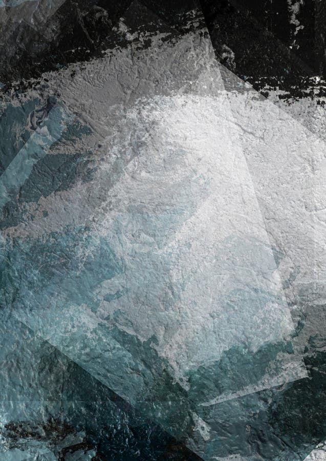 Grey and Green Color Background with Textured Transparent Squares in ...