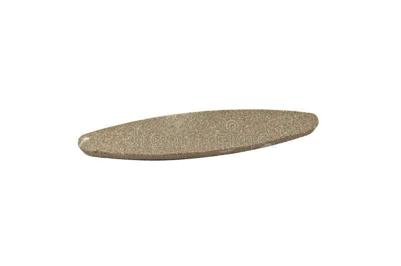 Grey Grindstone Isolated on White Background Stock Image - Image of ...