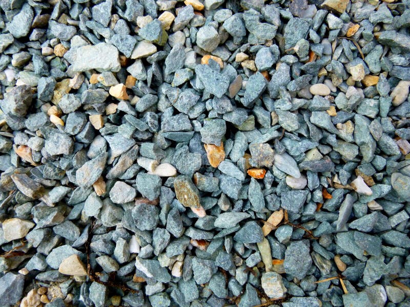 Grey Ground Stone Rubble Background of Many Small Stones Stock Image ...