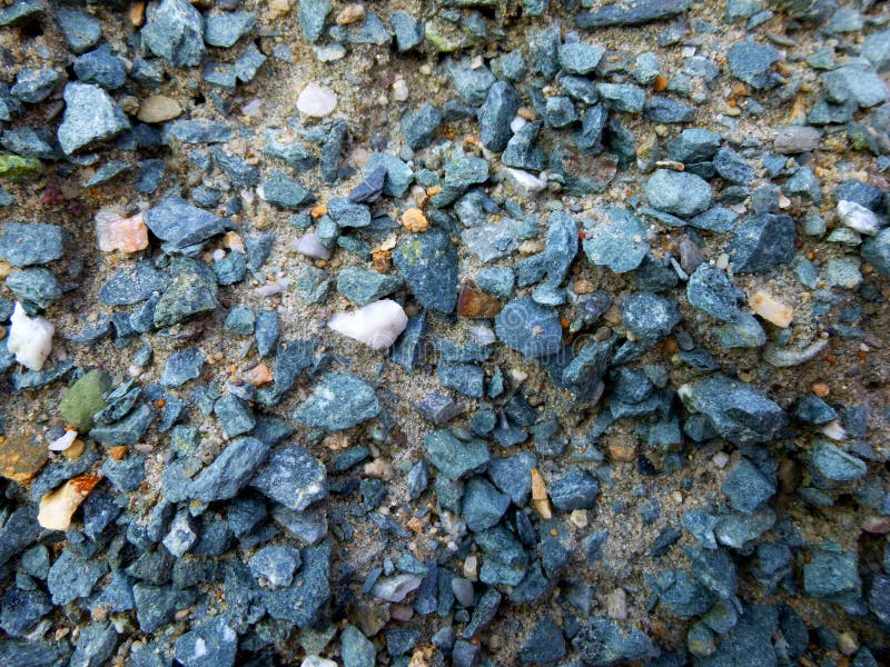 Grey Ground Stone Rubble Background of Many Small Stones Stock Photo ...