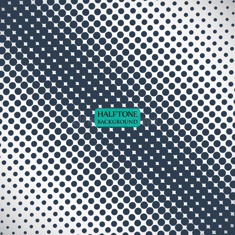 Grey Halftone Dots Texture Pattern for Comics Design Stock Vector ...