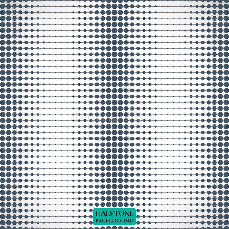 Grey Halftone Dots Texture Pattern for Comics Design Stock Vector ...