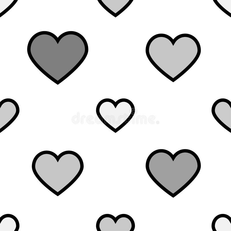 Grey Hearts Stock Illustrations – 4,201 Grey Hearts Stock Illustrations ...