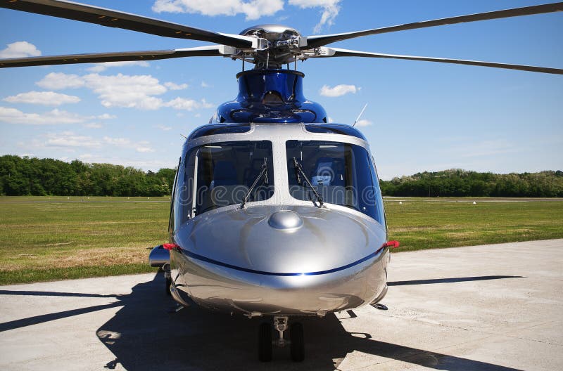Grey helicopter stock image. Image of class, fuselage - 31249781