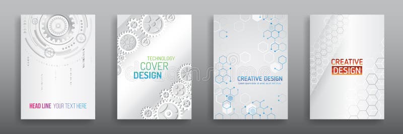 Technology Covers Corporate Documents. Layout Template Science Designs ...