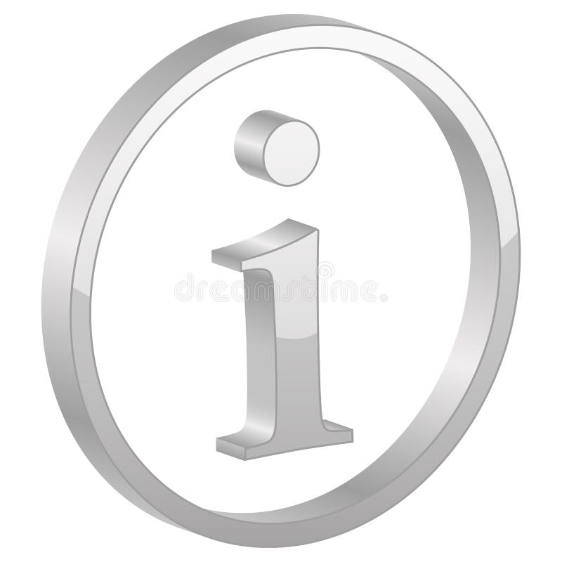 Grey info symbol stock vector. Illustration of answer - 7736288