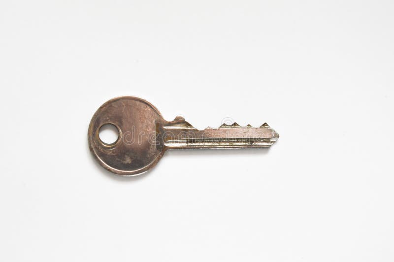 Grey Metal Keys on White Background. Keys for the Door Lock. Two Keys ...