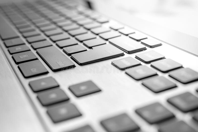 Grey keyboard of computer stock image. Image of online - 89788085