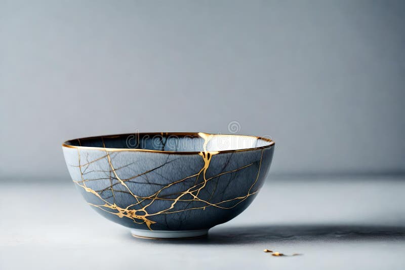 Kintsugi Bowl Stock Illustrations – 453 Kintsugi Bowl Stock ...