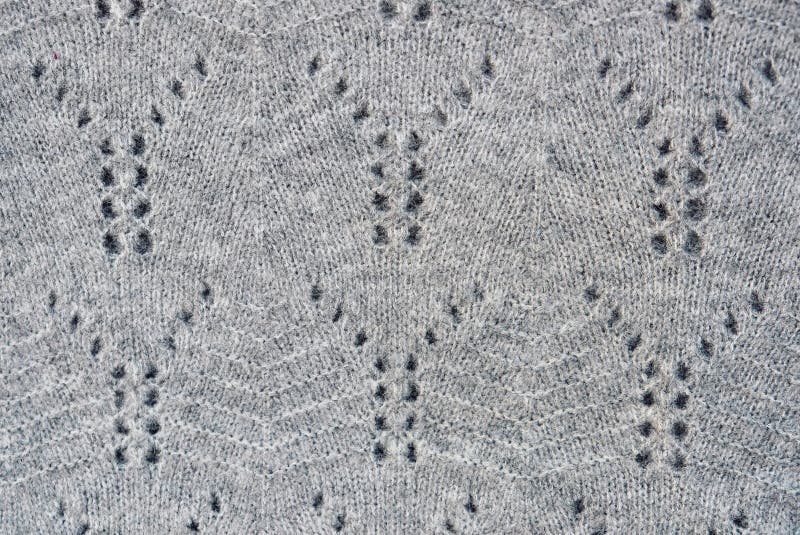 Grey Knitted Texture for Background with Beautiful Pattern. Cosy Winter ...