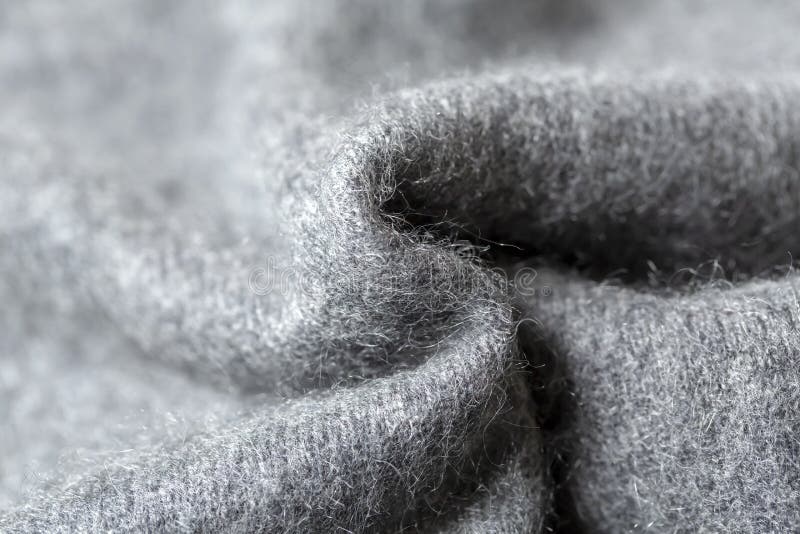 Grey Knitted Woolen Background Stock Photo - Image of cable, ivory ...