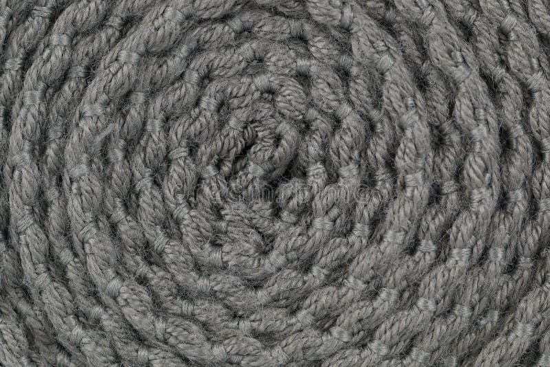 Grey Knitting Wool Texture for Pattern and Background Stock Photo ...