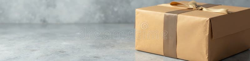 Grey Kraft Cardboard Box with Subtle Stripe Texture, Cardboard, Surface ...