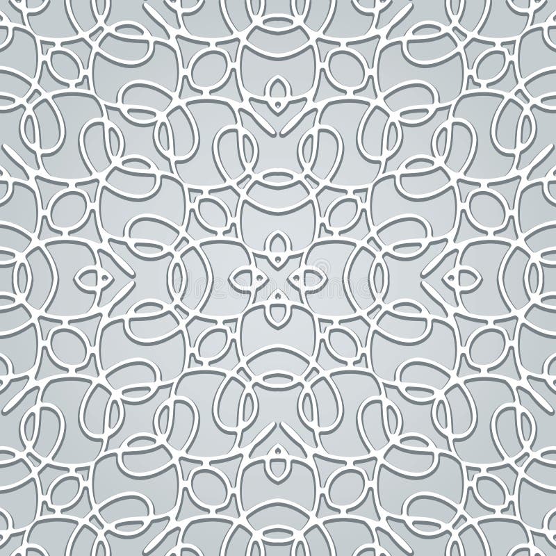Grey lace pattern stock vector. Illustration of classic - 31794816