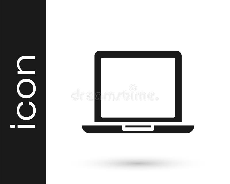 Open Laptop Grey Background Stock Illustrations – 970 Open Laptop Grey ...