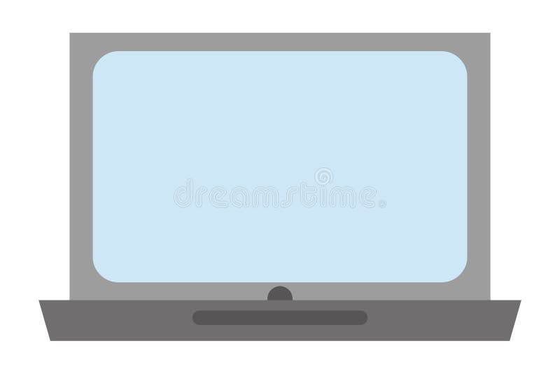 Grey laptop icon stock illustration. Illustration of book - 73286210
