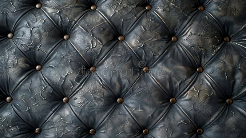Grey Leather Headboard with Tufted Design Stock Photo - Image of tufts ...