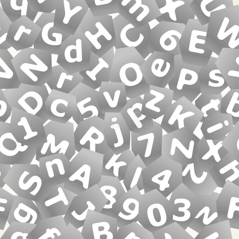 Background of Letters Frame Stock Vector - Illustration of collect ...