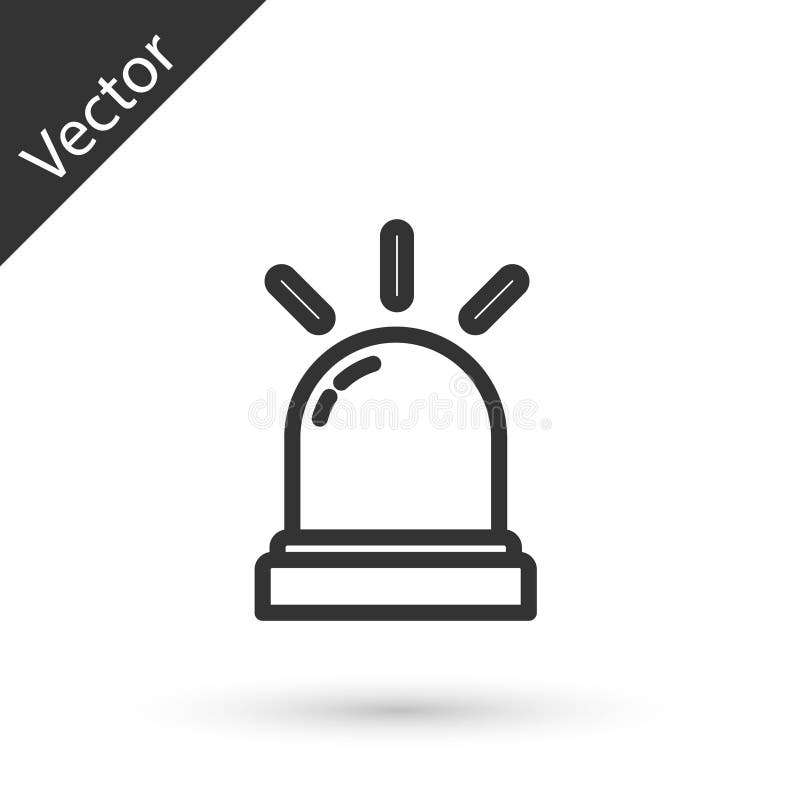 Grey Line Motion Sensor Icon Isolated on White Background. Vector Stock ... Grey Line Motion Sensor Icon Isolated on White Background. Vector Stock ...