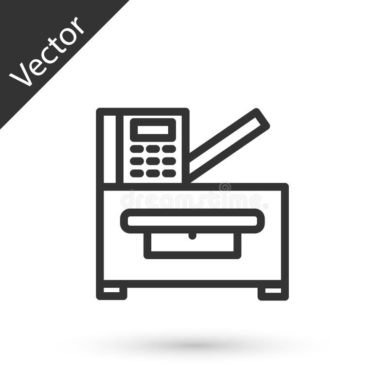 Printer / Copy Machine Wheel Stock Vector - Illustration of icon ...