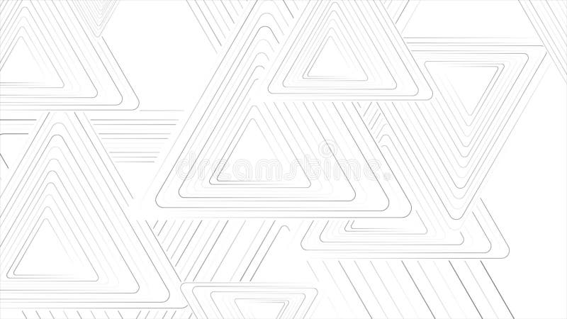 Grey Linear Triangles Abstract Geometric Tech Motion Background Stock ...