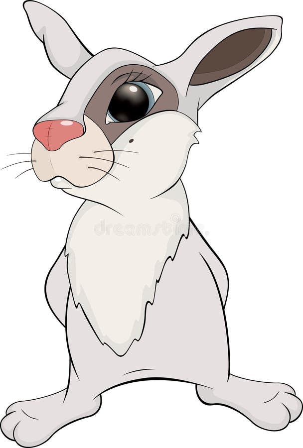 Rabbit. Cartoon stock vector. Illustration of pets, wild - 21652376