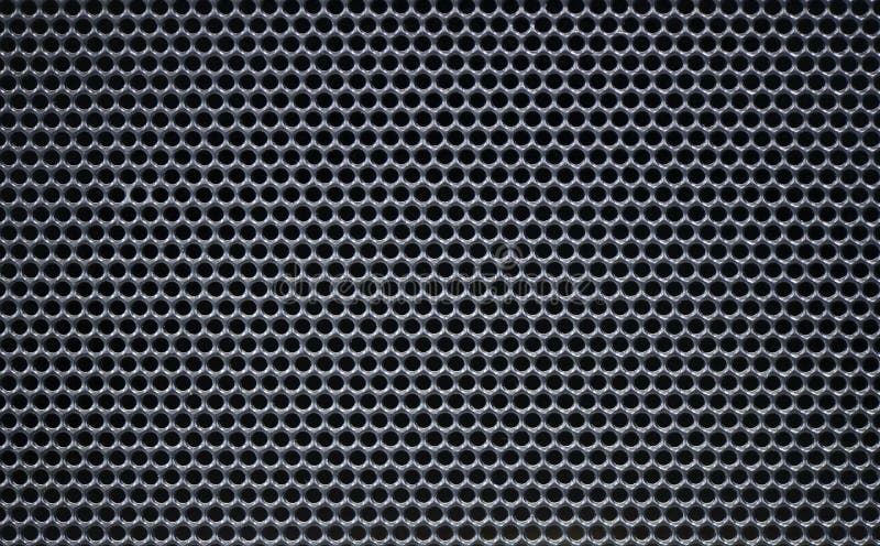 Grey Macro Round Metallic Grid Net Texture Stock Image - Image of holes ...