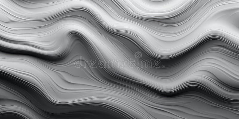 Grey Marble Creative Abstract Wavy Texture. Stock Illustration ...