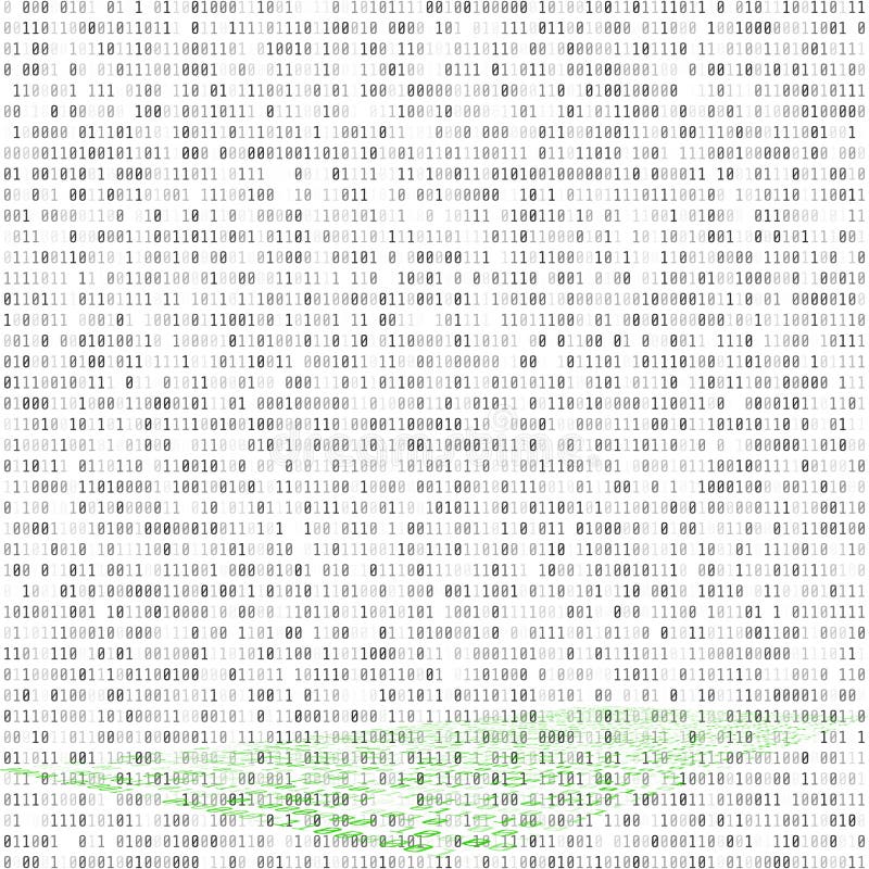 Grey Matrix with Shadow on White Background Stock Illustration ...