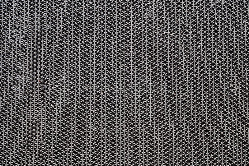 Grey Metal Abstract Wall, Grid of Large and Small Lines, Floor with ...