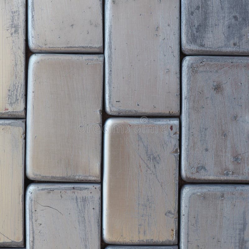 Metallic Brick Pattern Background Stock Image - Image of vivid, concept ...