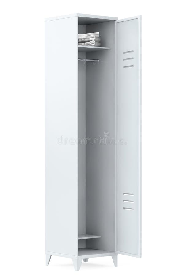 Grey Metal Locker stock illustration. Illustration of locker - 55917294