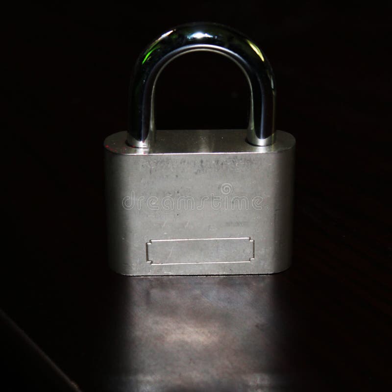 Grey Metall Lock Background. Stock Photo - Image of close, secret ...