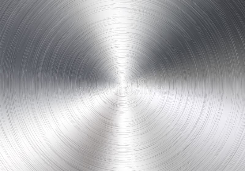 Grey Metallic Aluminum Texture Design Stock Vector - Illustration of ...