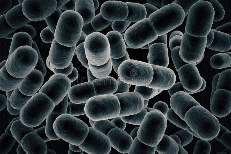 Grey microbes stock illustration. Illustration of infection - 91878634