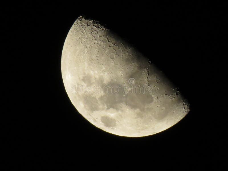 Grey Moon in the Evening stock image. Image of brand - 242069437