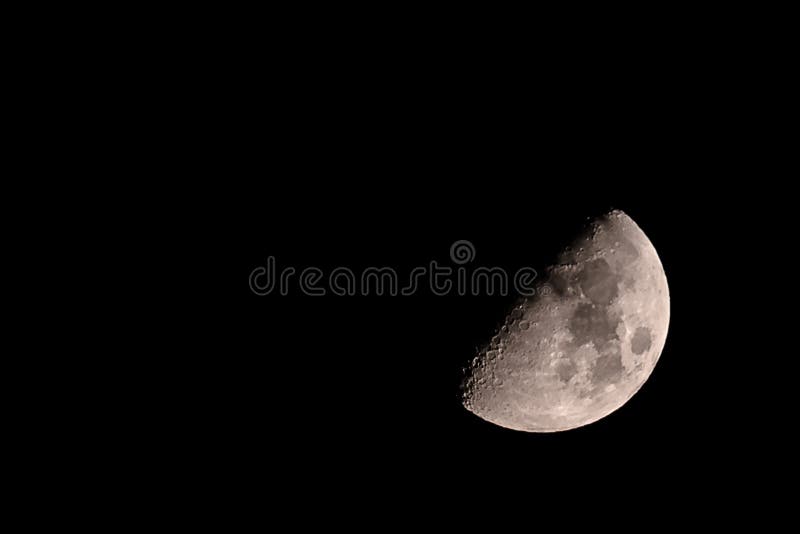 A grey moon stock photo. Image of totally, space, star - 194618264