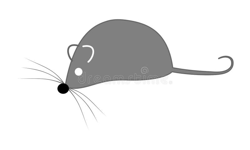Profile mouse stock illustration. Illustration of mouse - 48270938