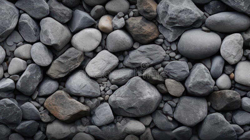 Grey Natural Rock Background Created with Generative AI. Solid ...