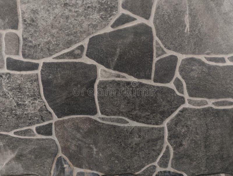 Grey Natural Stone Patterned Floor Tiles with Rough Texture Create a ...