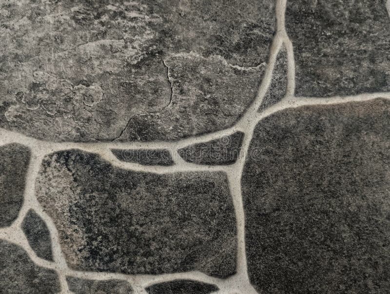 Grey Natural Stone Patterned Floor Tiles with Rough Texture Create a ...