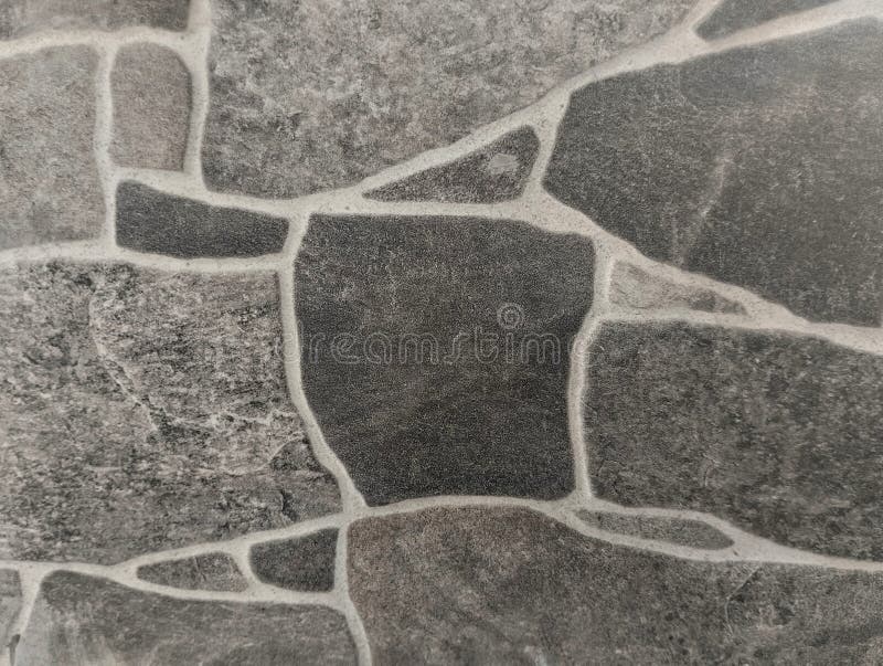 Grey Natural Stone Patterned Floor Tiles with Rough Texture Create a ...