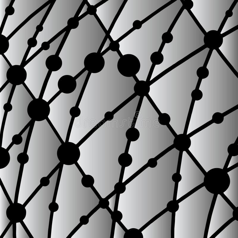 Grey network stock vector. Illustration of decorative - 36740974