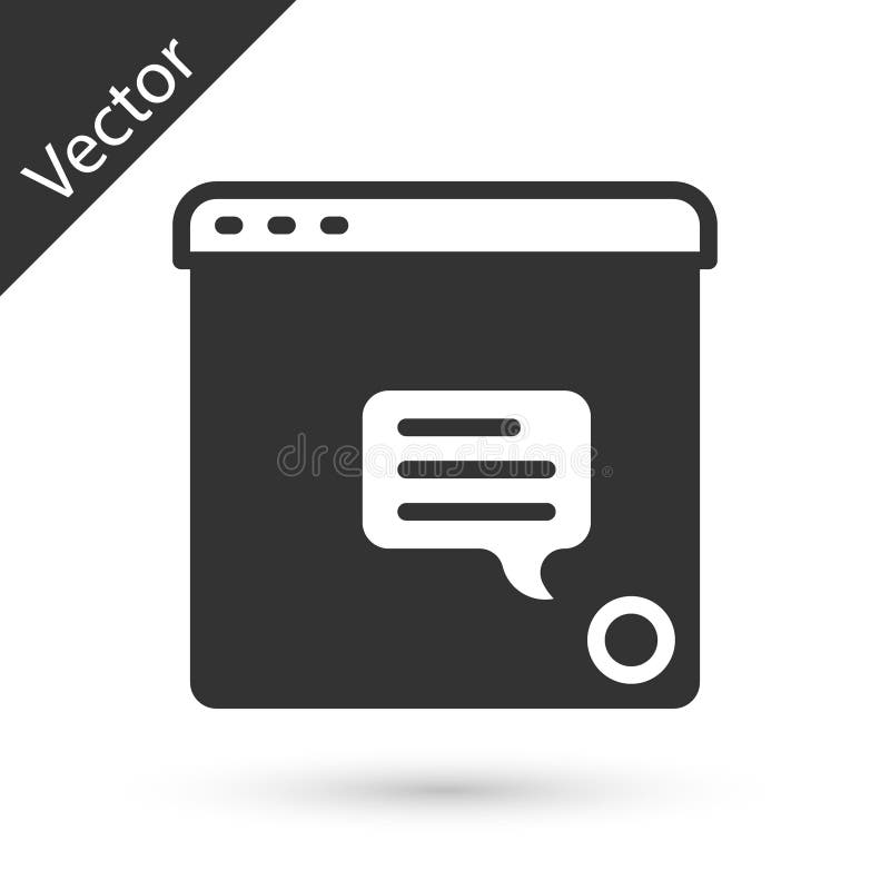 Grey Messages Stock Illustrations – 553 Grey Messages Stock ...