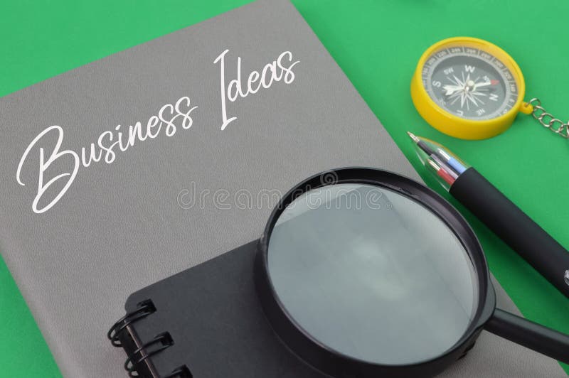 Grey Notebook Written with Text BUSINESS IDEAS Stock Photo - Image of ...