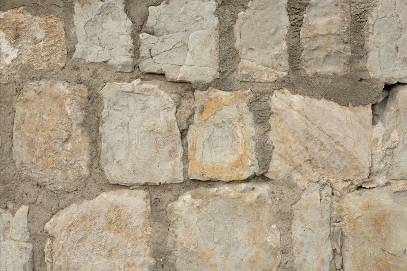 Grey Old Destroyed Brick Wall. Stock Photo - Image of rough, grey ...