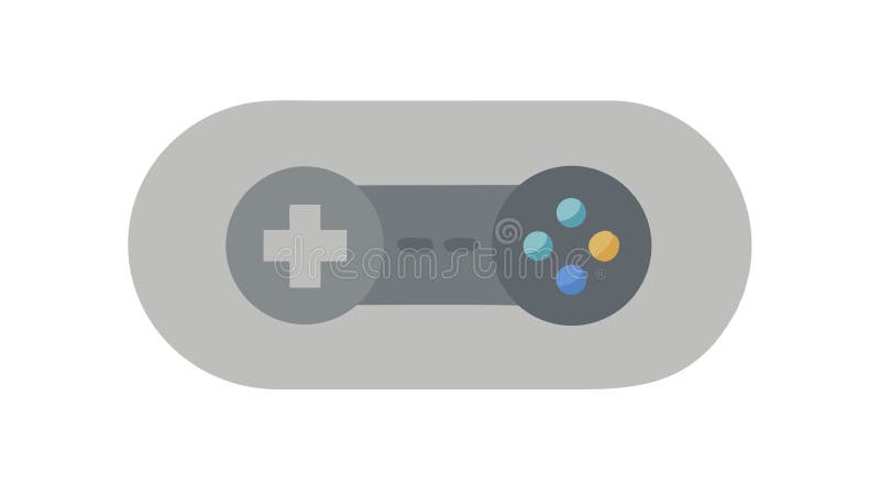Grey Oval Icon with a Gamepad, Representing Gaming and Entertainment ...