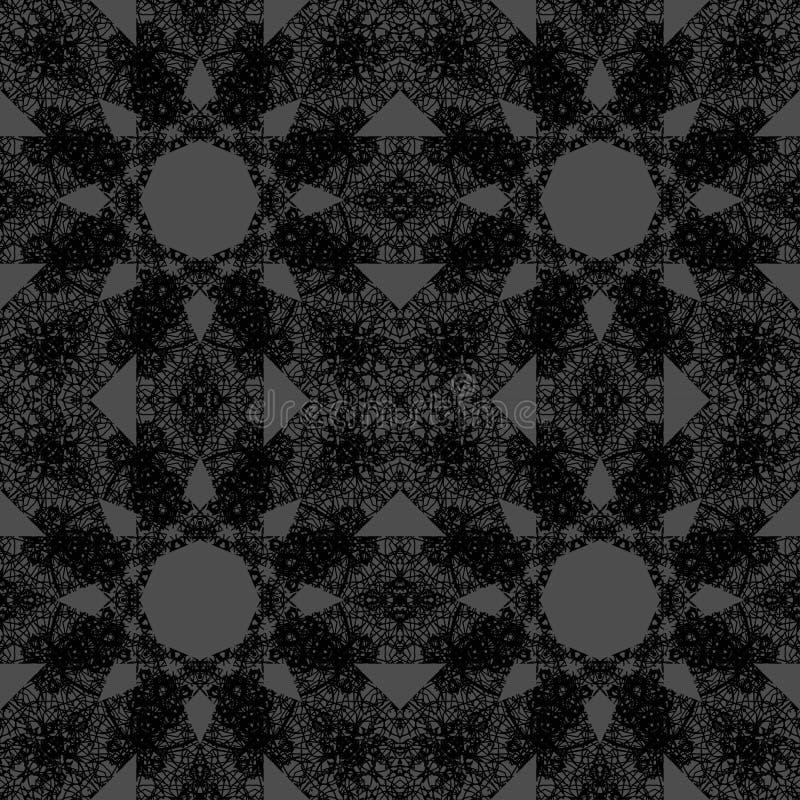 Grey lace pattern stock illustration. Illustration of good - 125973907