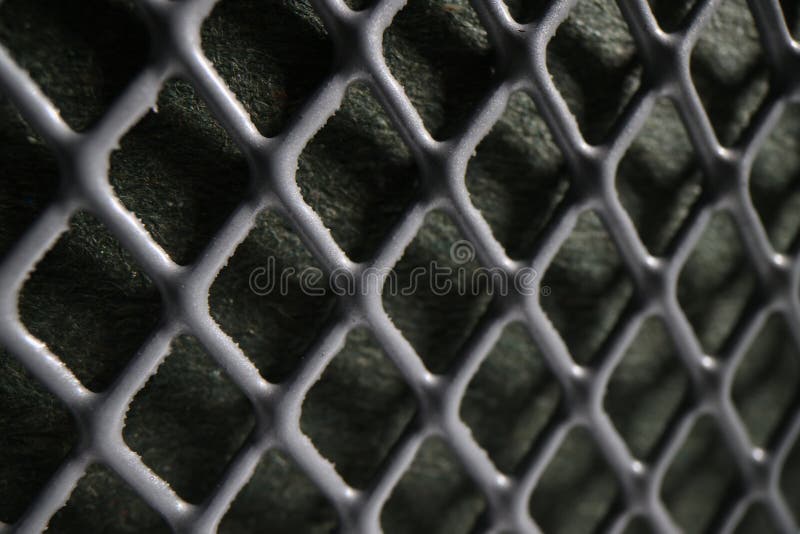 Grey Perforated Metal Mesh As Abstract Industrial Background Stock ...